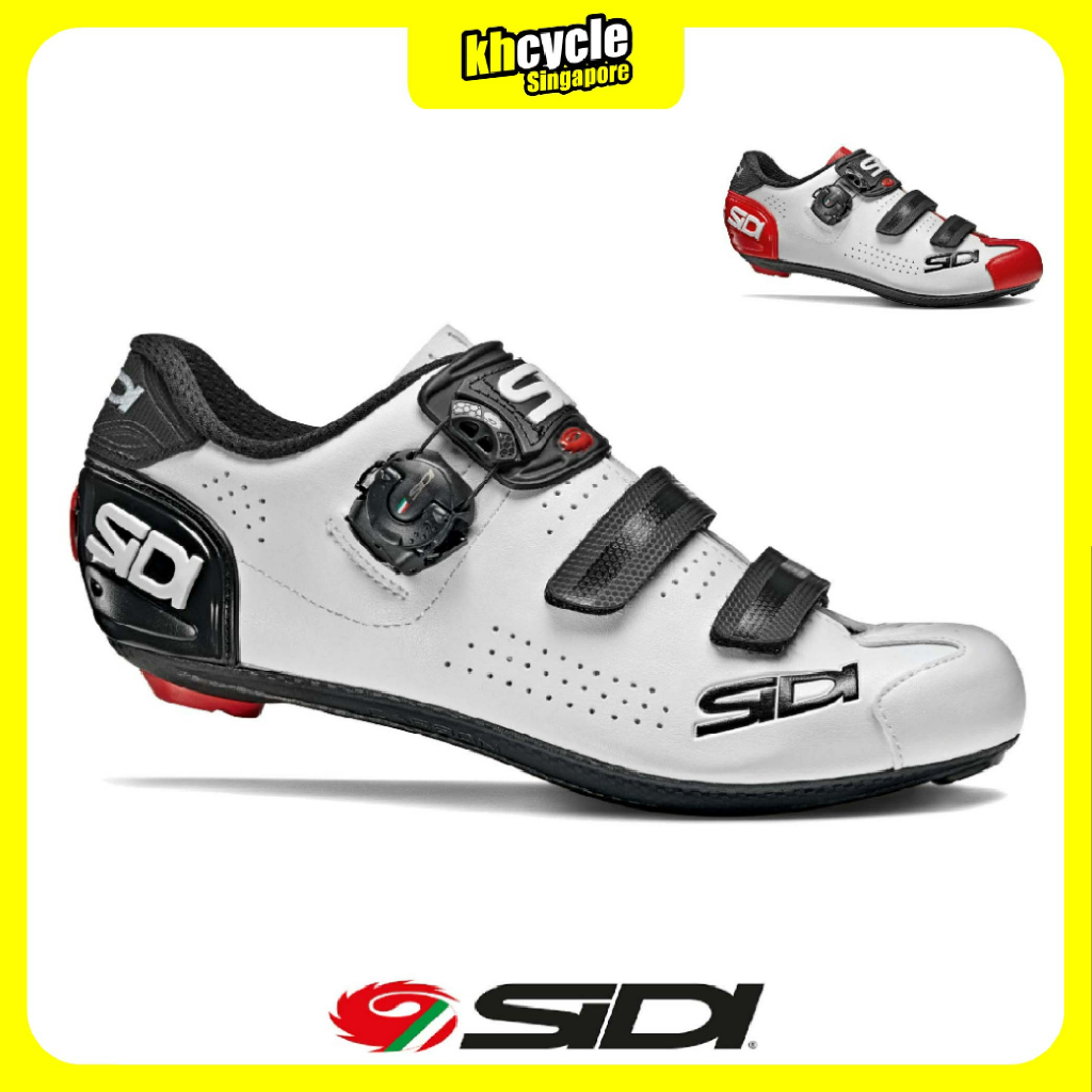 SIDI Alba 2 Cycling Shoes (White/Black, White/Black/Red) | Shopee Singapore