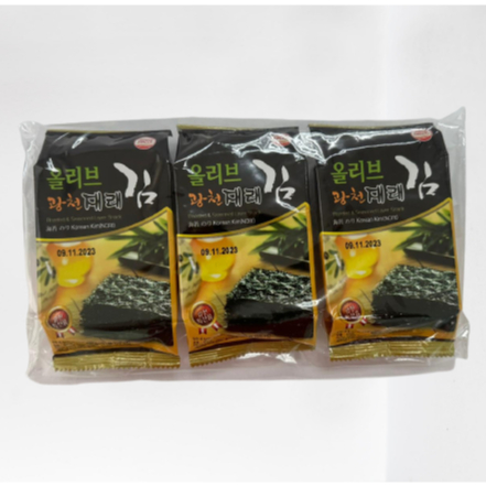 KWANGCHUN OLIVE TRADITIONAL LAVER 4G X 3S (10684) | Shopee Singapore