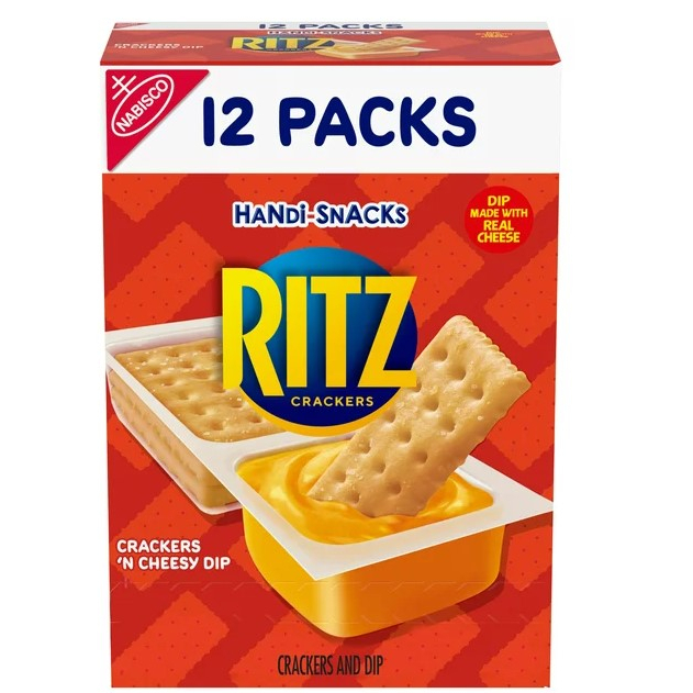 Ritz Cracker 'N' Chez Snack Packs, 10/12/20/30 Individual packs Handi ...