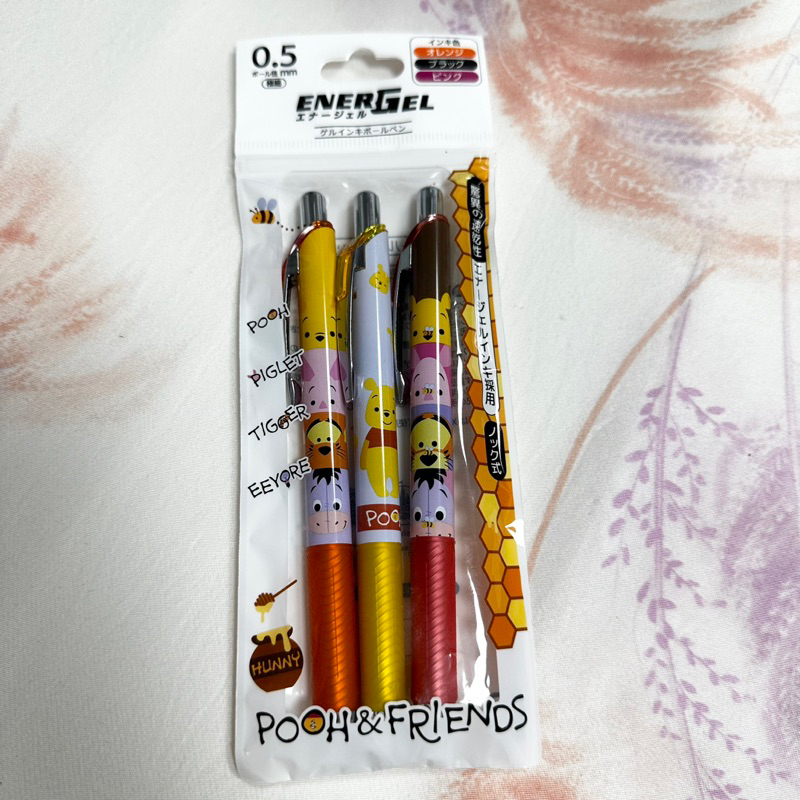Winnie The Pooh & Friends Energel Pens (Authentic) | Shopee Singapore