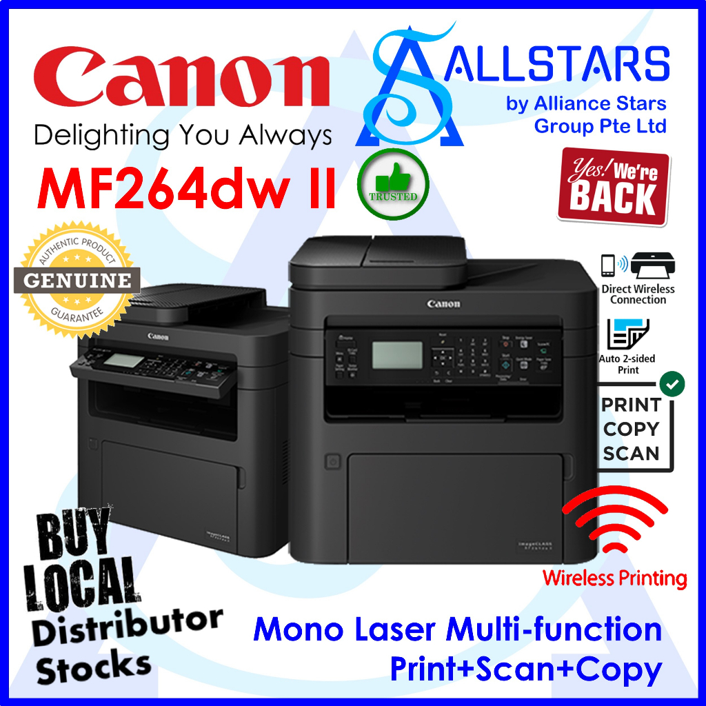 (ALLSTARS : We Are Back Promo) CANON ImageClass MF264DW II Monochrome ...