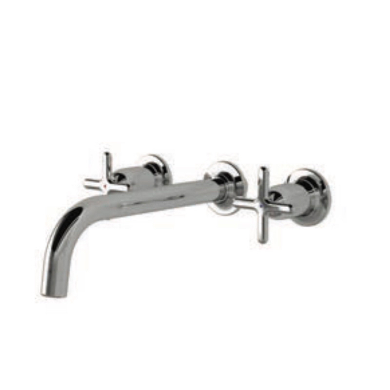 TOTO cross handle combination wall type lavatory faucet | Shopee Singapore