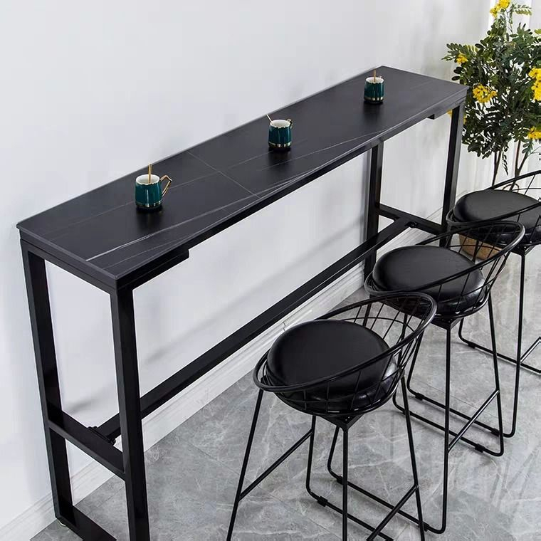 THASSOS Modern Marble Slate Bar Table | Shopee Singapore