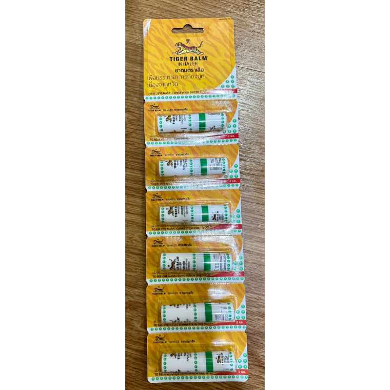 Tiger Balm Nasal Inhaler (1/2 dozen - 6 pieces) | Shopee Singapore