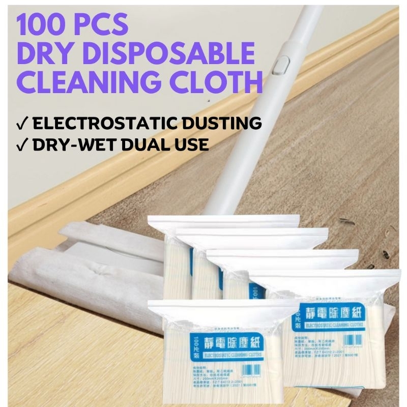 Dry Wet Disposable Floor Wipe | Shopee Singapore