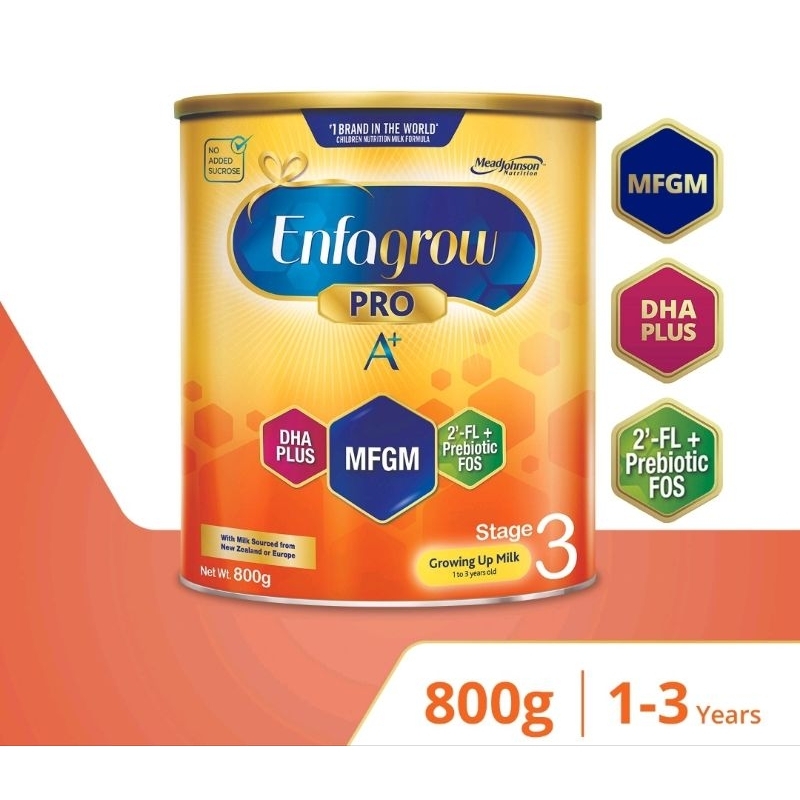Bundle of 2 Enfagrow Stage 3 800 grams tin (Singapore Source) | Shopee ...