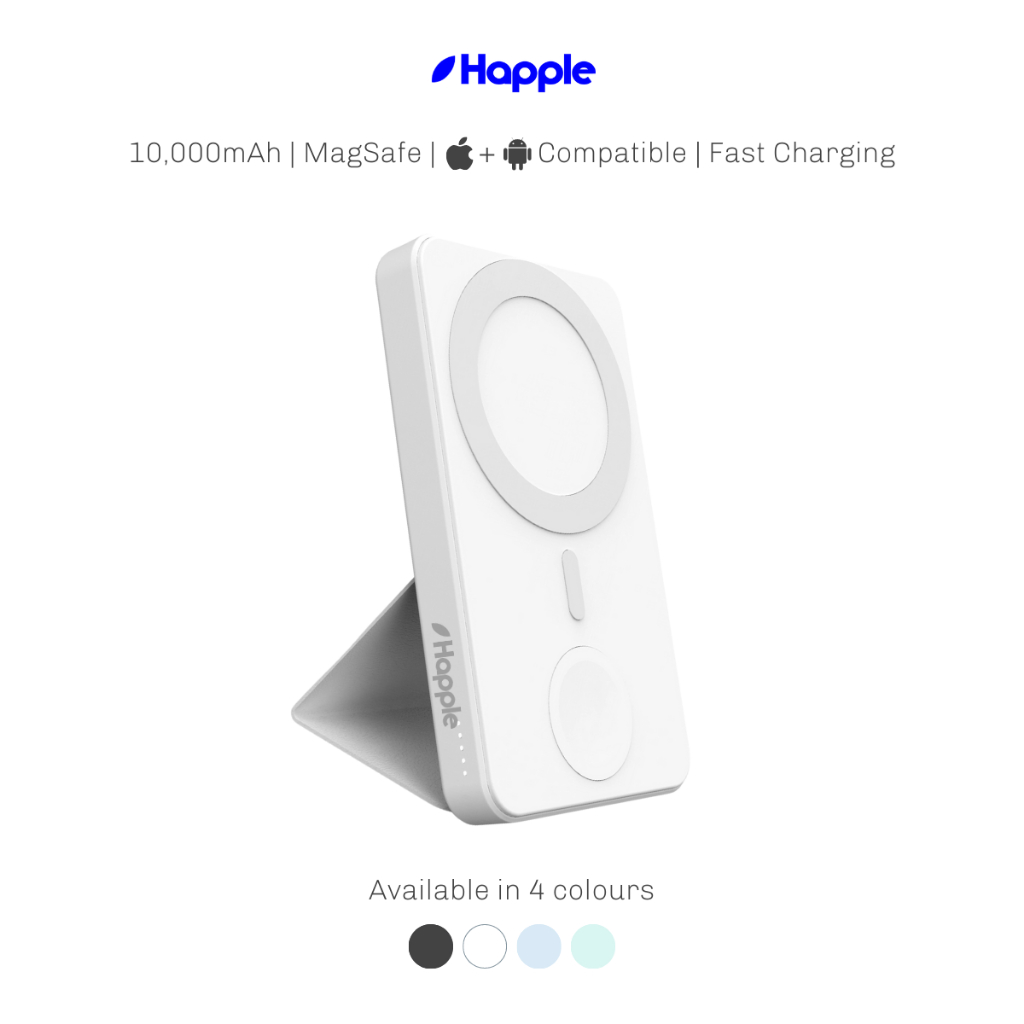 [Happle] 10000mAh Magnetic 5-in-1 Wireless Power Bank Magnetic Wireless ...