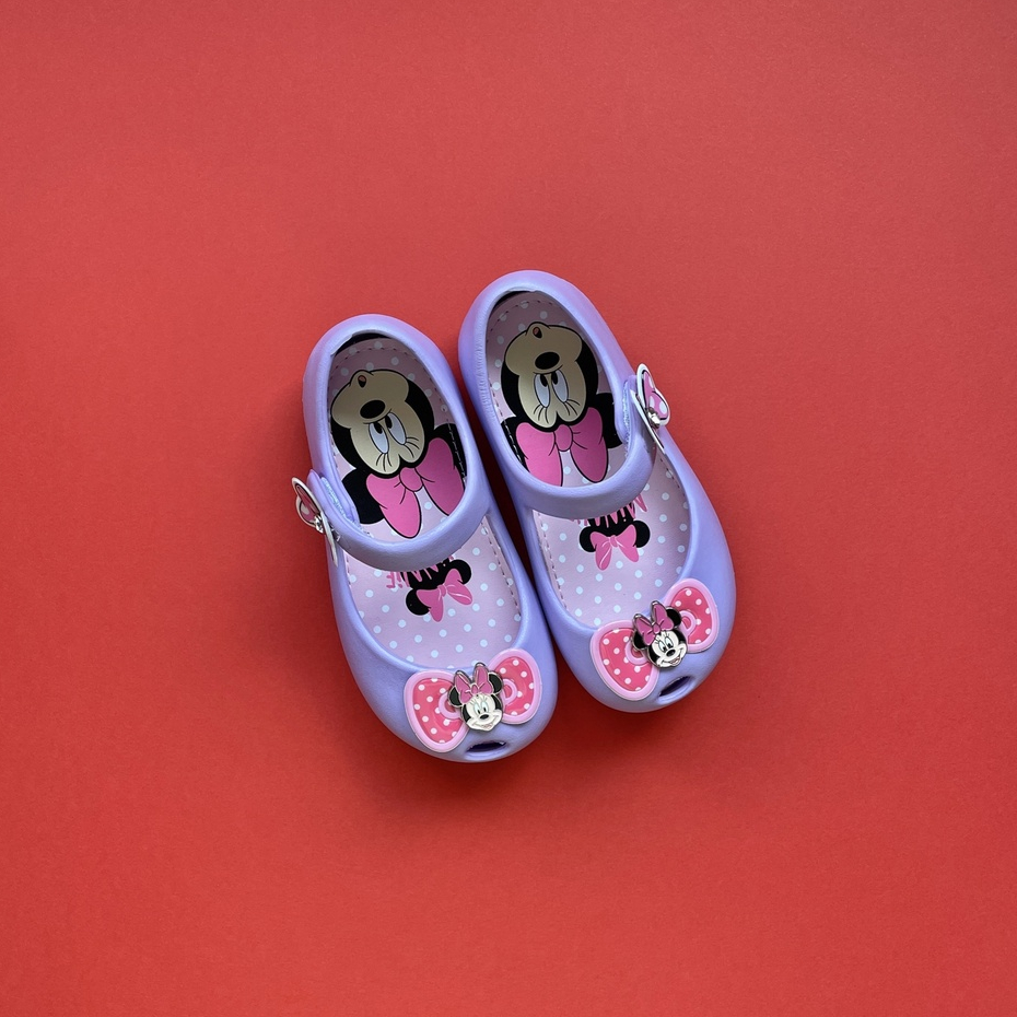 Disney Minnie Mouse Purple Children's EVA Ballerina Flats [ 133-5562 ...