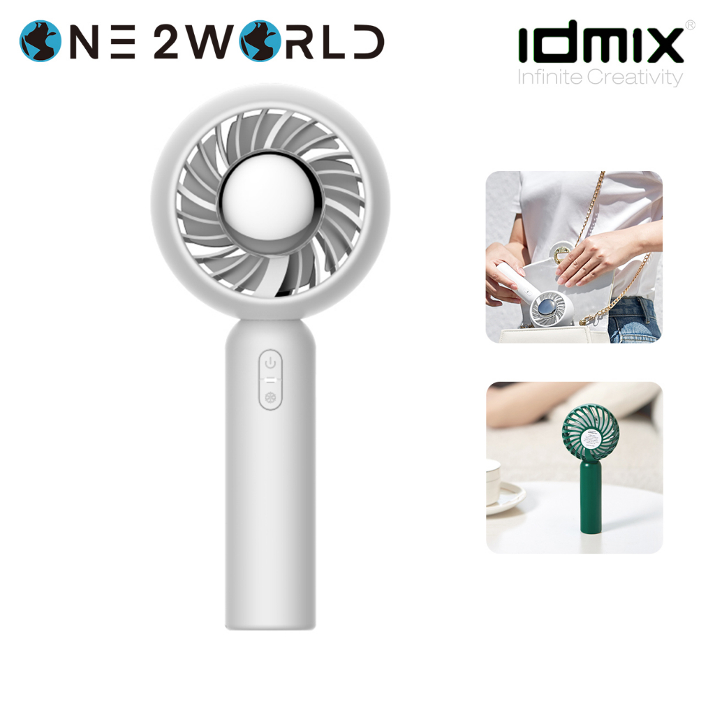 IDMIX Ice Cooling Handheld Fan Super Mini Personal Fan with ...