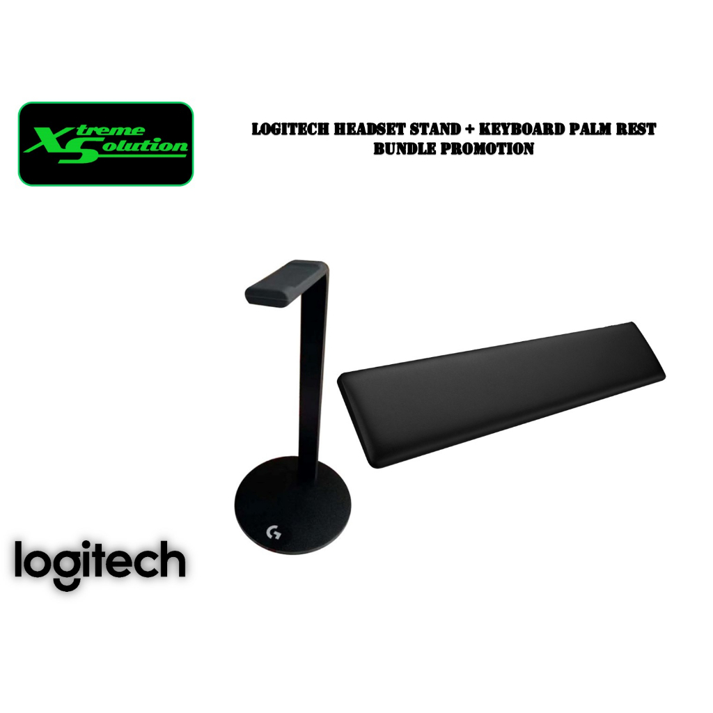 Logitech Universal Headset Stand & Keyboard Palm Rest - Headset Stand ...