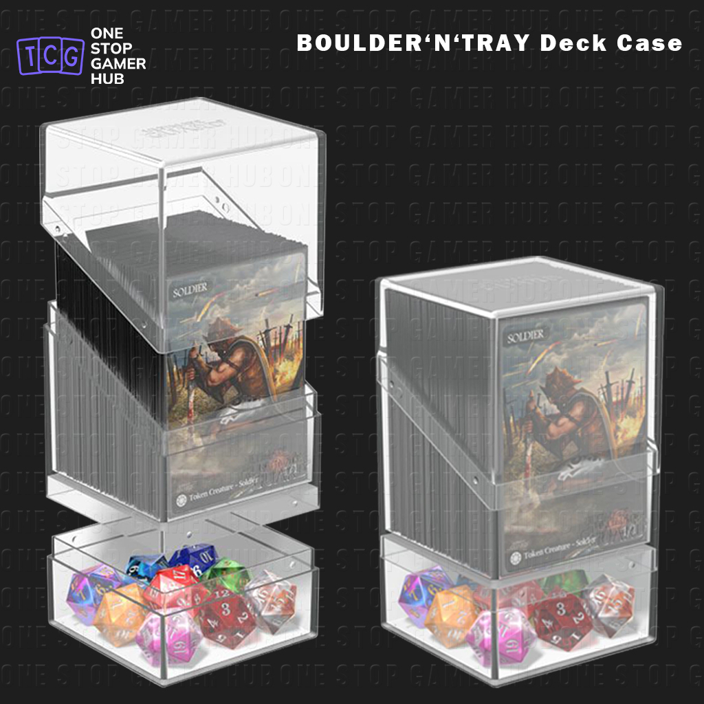 Ultimate Guard Boulder 'N' Tray Deck Case Box Deck Holder Dice ...