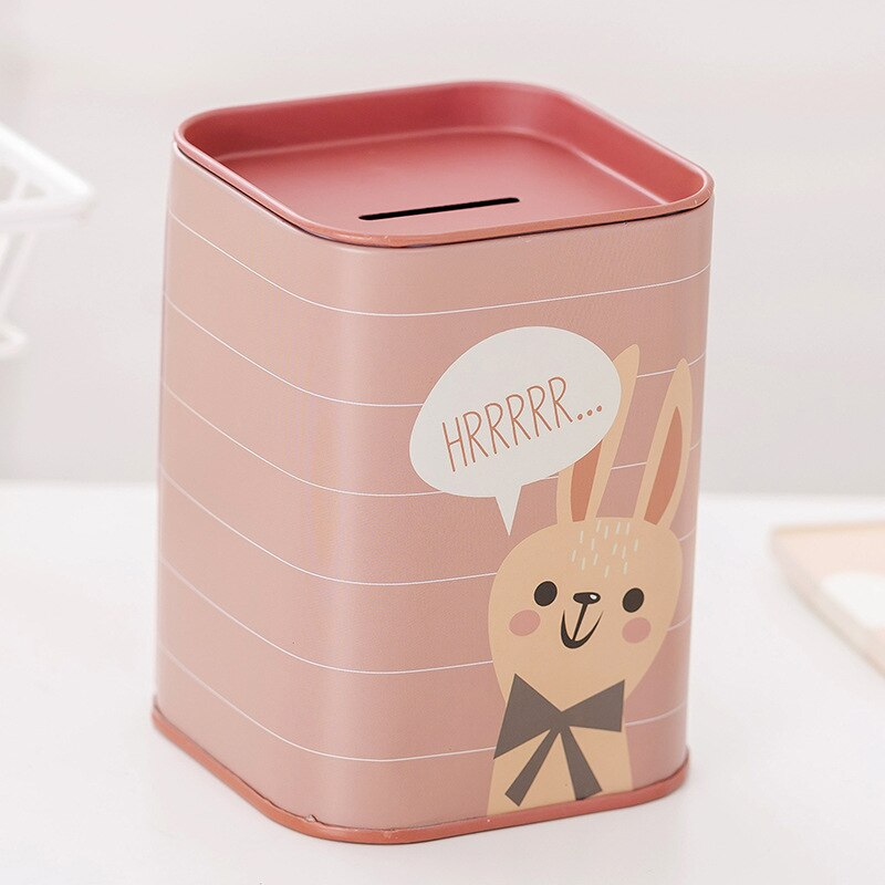 Korean Style Square Piggy Bank Penholder Kids Birthday Gift Children ...