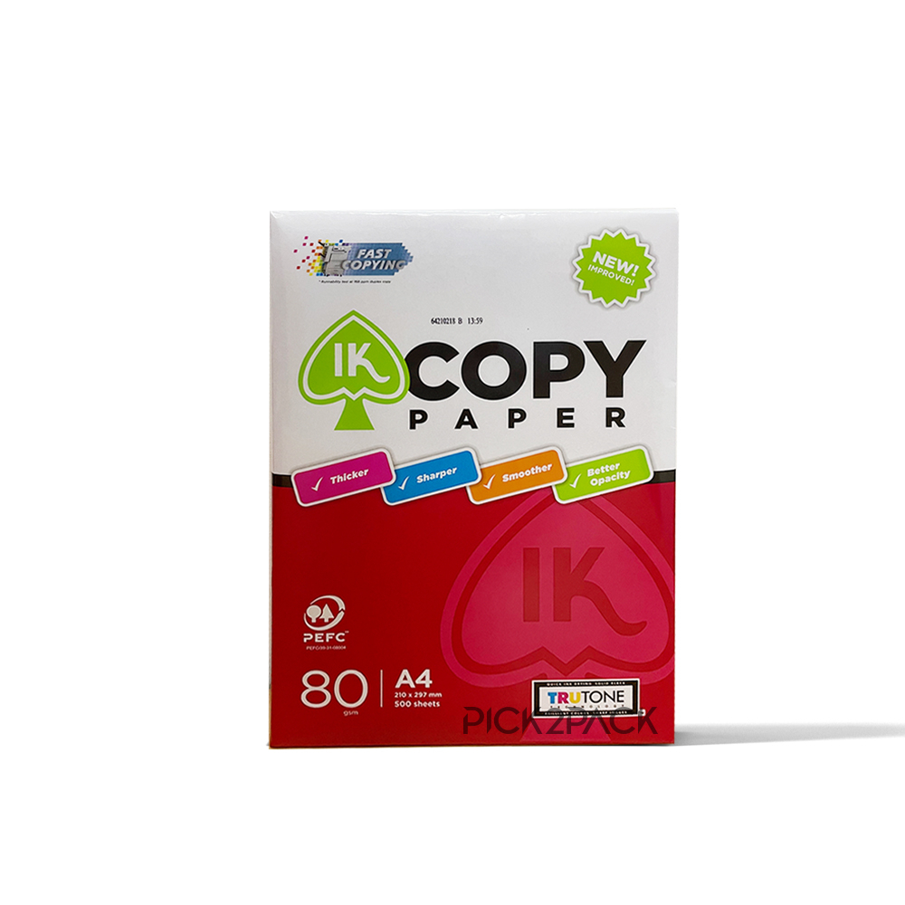 IK A4 Copy Paper 80 GSM - A4 Size | Shopee Singapore