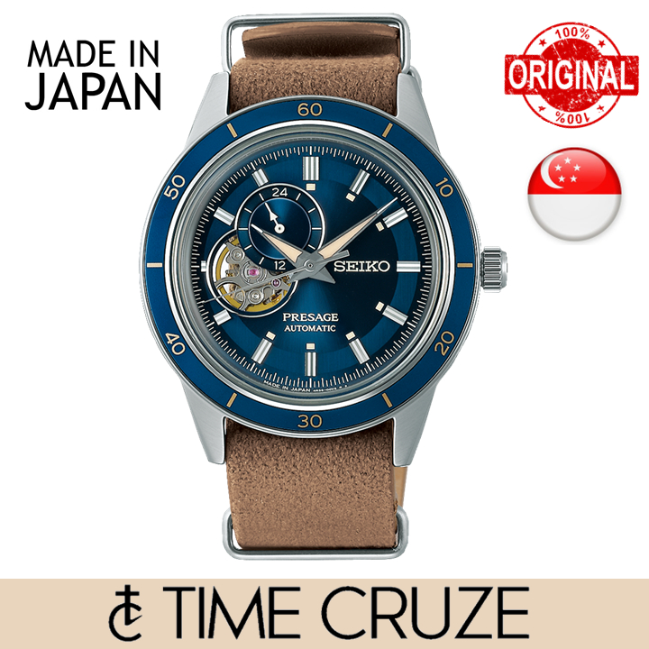 [Time Cruze] Seiko Presage SSA453J1 Japan Made Style60s Heritage Blue ...