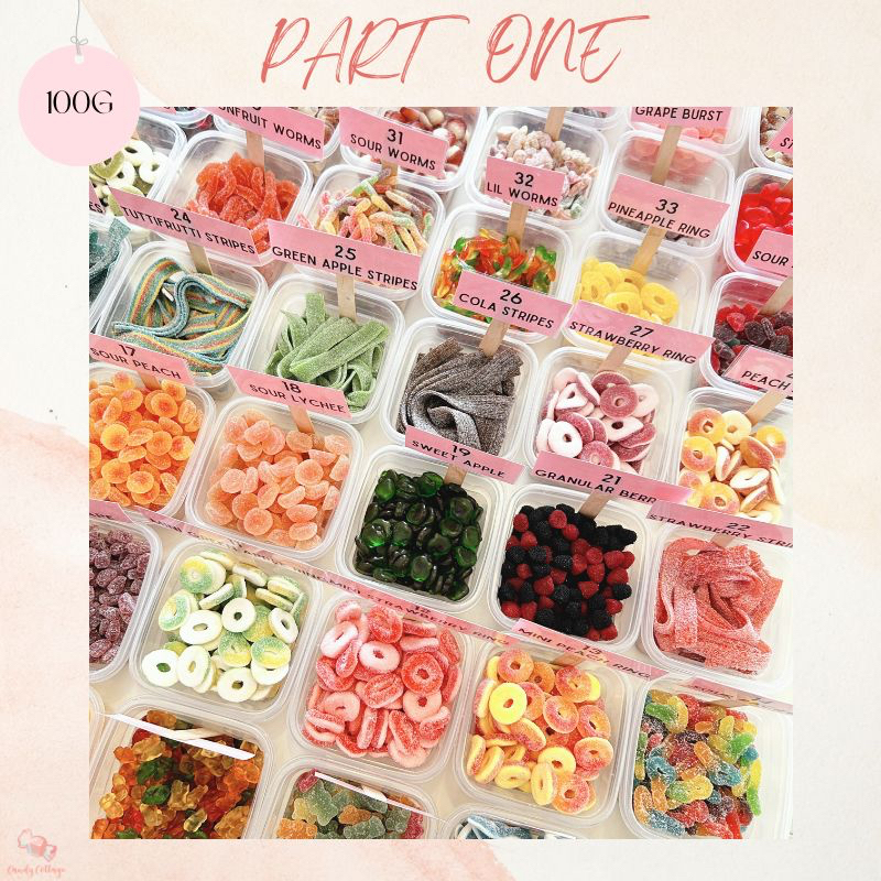 Candy Cottage 100G Gummy Candy - MIX AND MATCH ASSORTED OLD SCHOOL ...