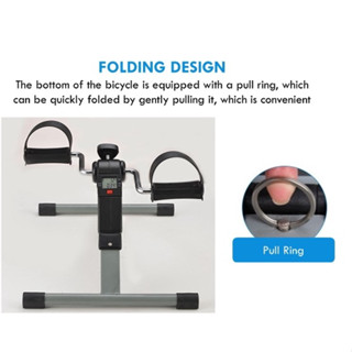Foldable Pedal Exerciser Bike Fitness Bike (mini cycle) | Shopee Singapore