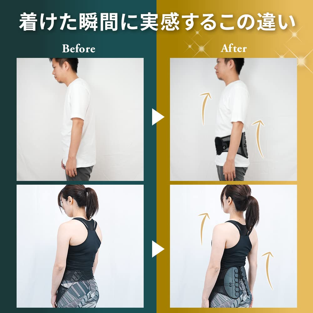 Guardner Belt Lumbar support Pelvic correction Unisex [Direct from ...