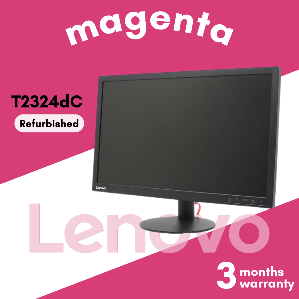 Lenovo ThinkVision T2324dC 23-inch LED Backlit LCD Monitor (Refurbished ...