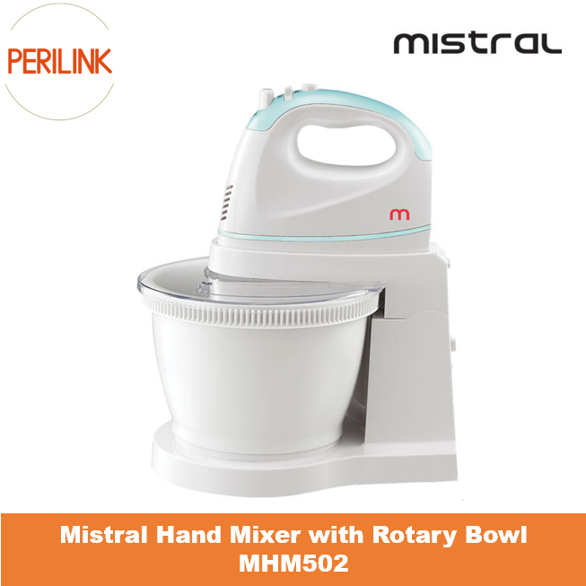 Mistral Hand Mixer with Rotary Bowl MHM502 | Shopee Singapore