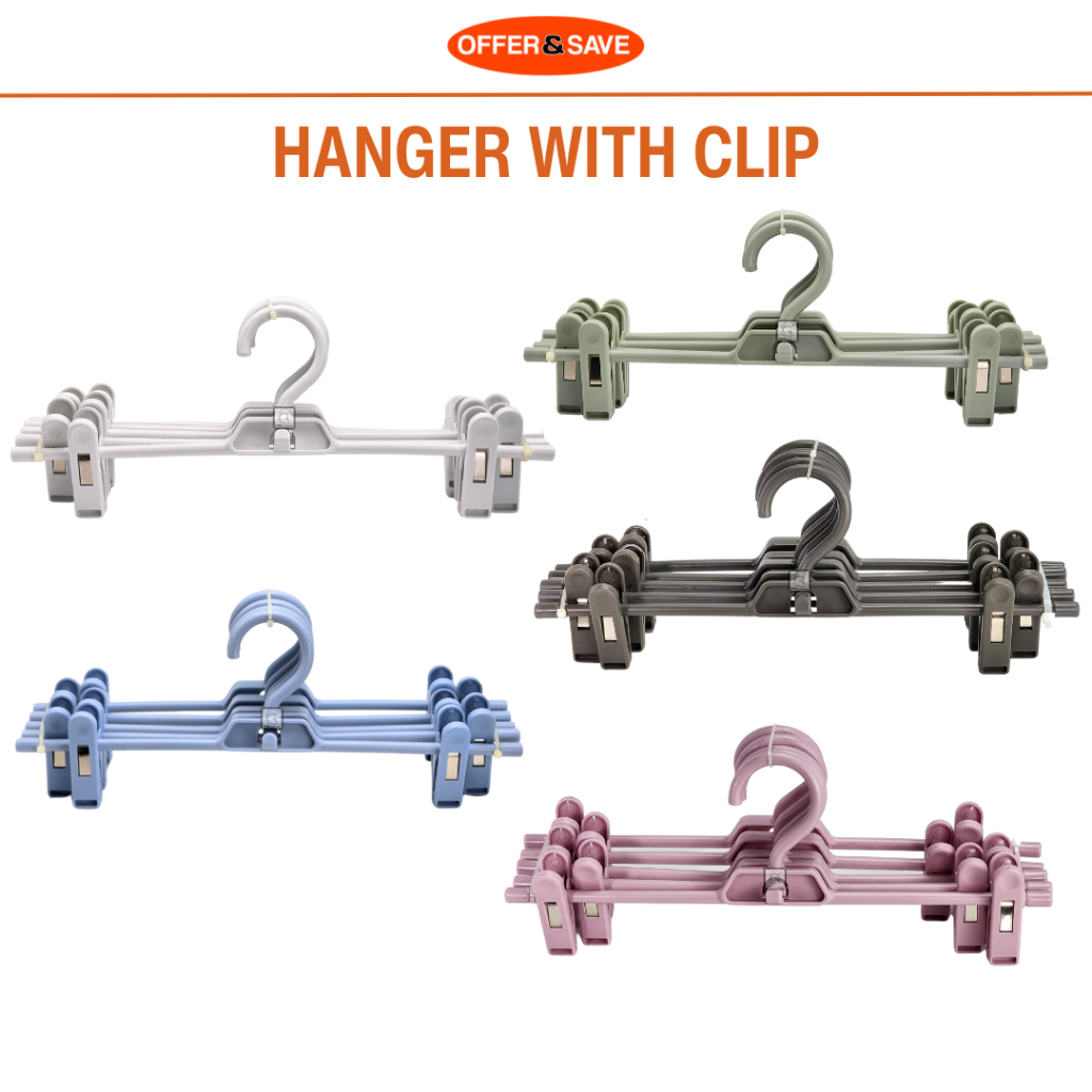ONS Hanger With Clips Compact Size | Shopee Singapore