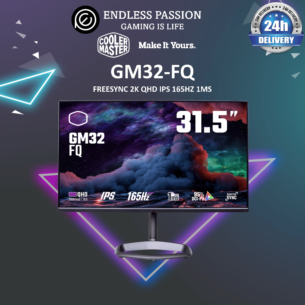 Cooler Master GM32-FQ Gaming Monitor | Shopee Singapore