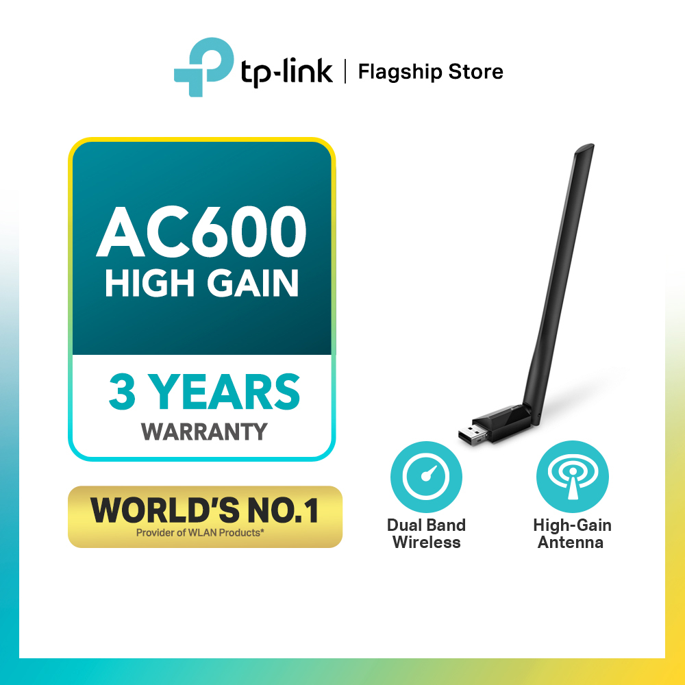 TP-Link High Gain 5dBi Antenna Dual Band Wireless Wi-Fi USB Archer T2U ...