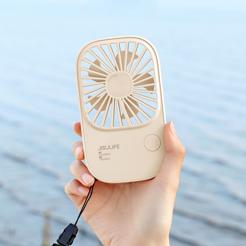 JISULIFE Handheld Mini USB Fan Small Portable Pocket Hand Fans for ...