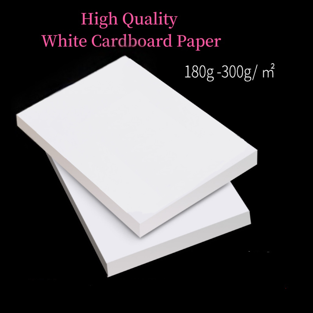 A4 white cardboard 180g/230g/300g double-sided matte coated paper ...