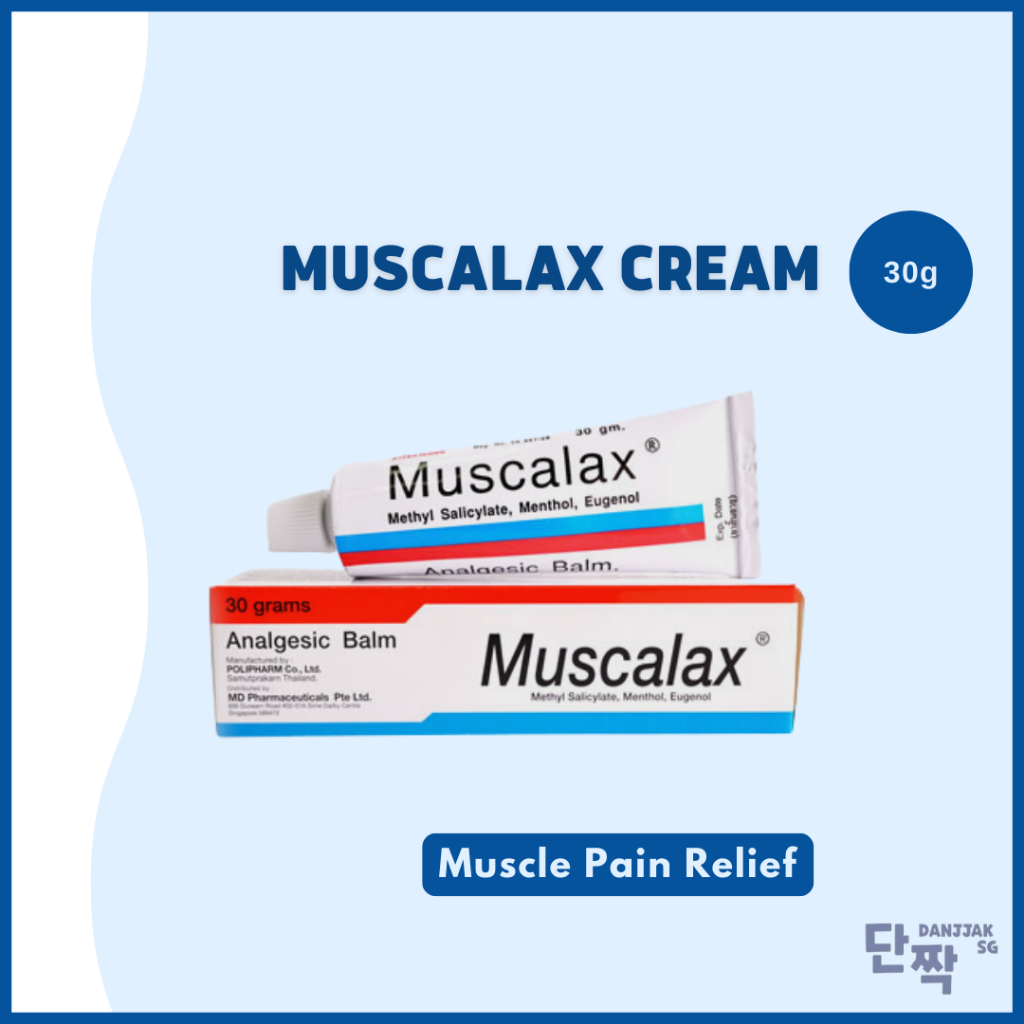 Muscalax Cream 30g (Analgesic Balm for Relief of Muscle & Joint Pain ...