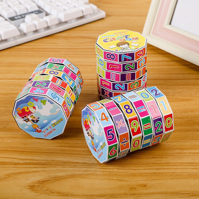 [SG SELLER] Kids Math Cube Educational Toy Kids Birthday Party Goodie ...