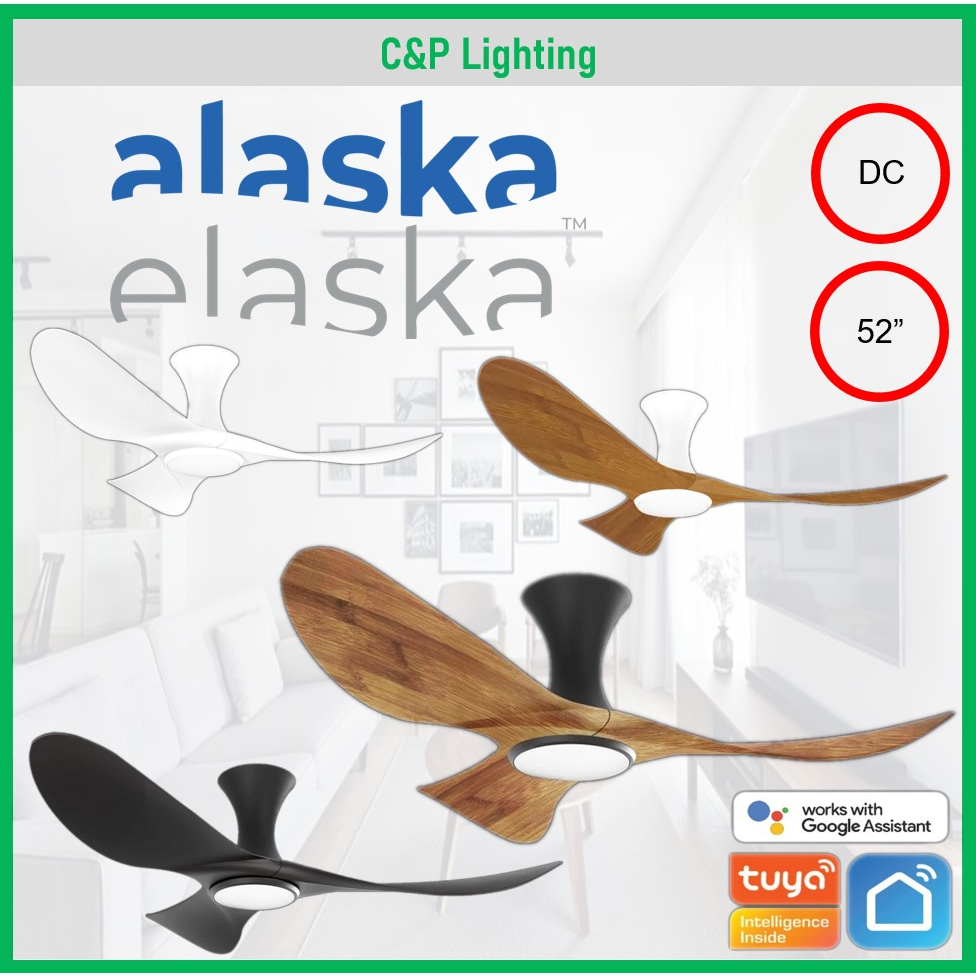 [Installation Promo] Alaska Cura / Curah 52" DC 3 Blades Smart Wifi ...