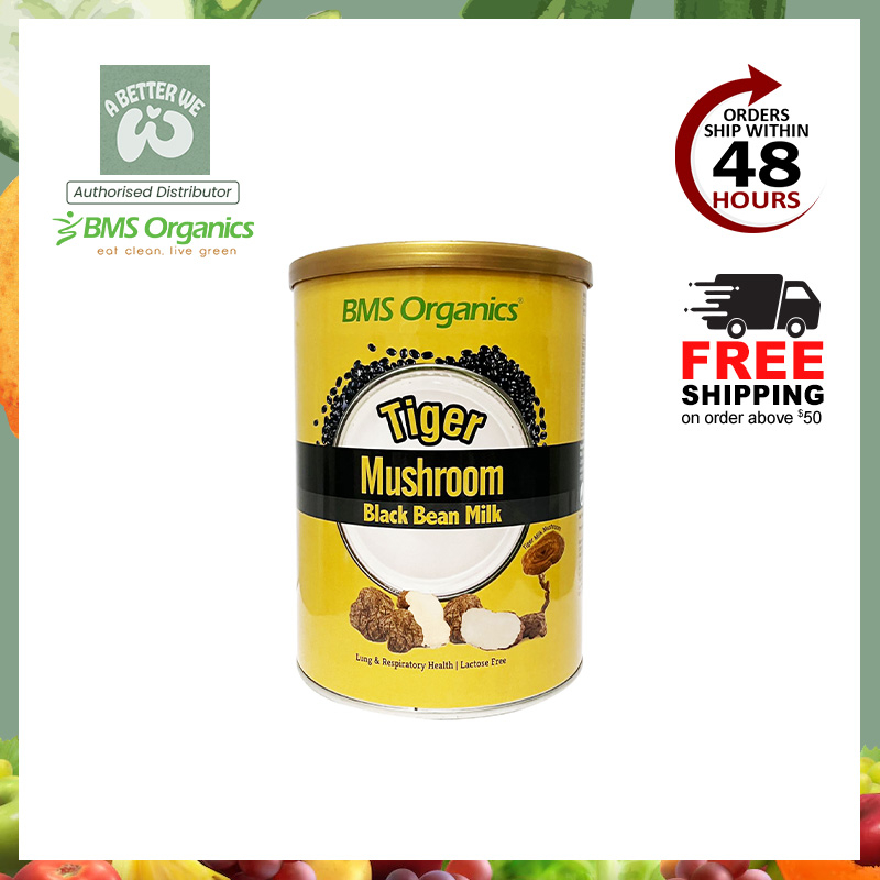 BMS Organics Tiger Mushroom BLACK BEAN Powder (700g) | Shopee Singapore
