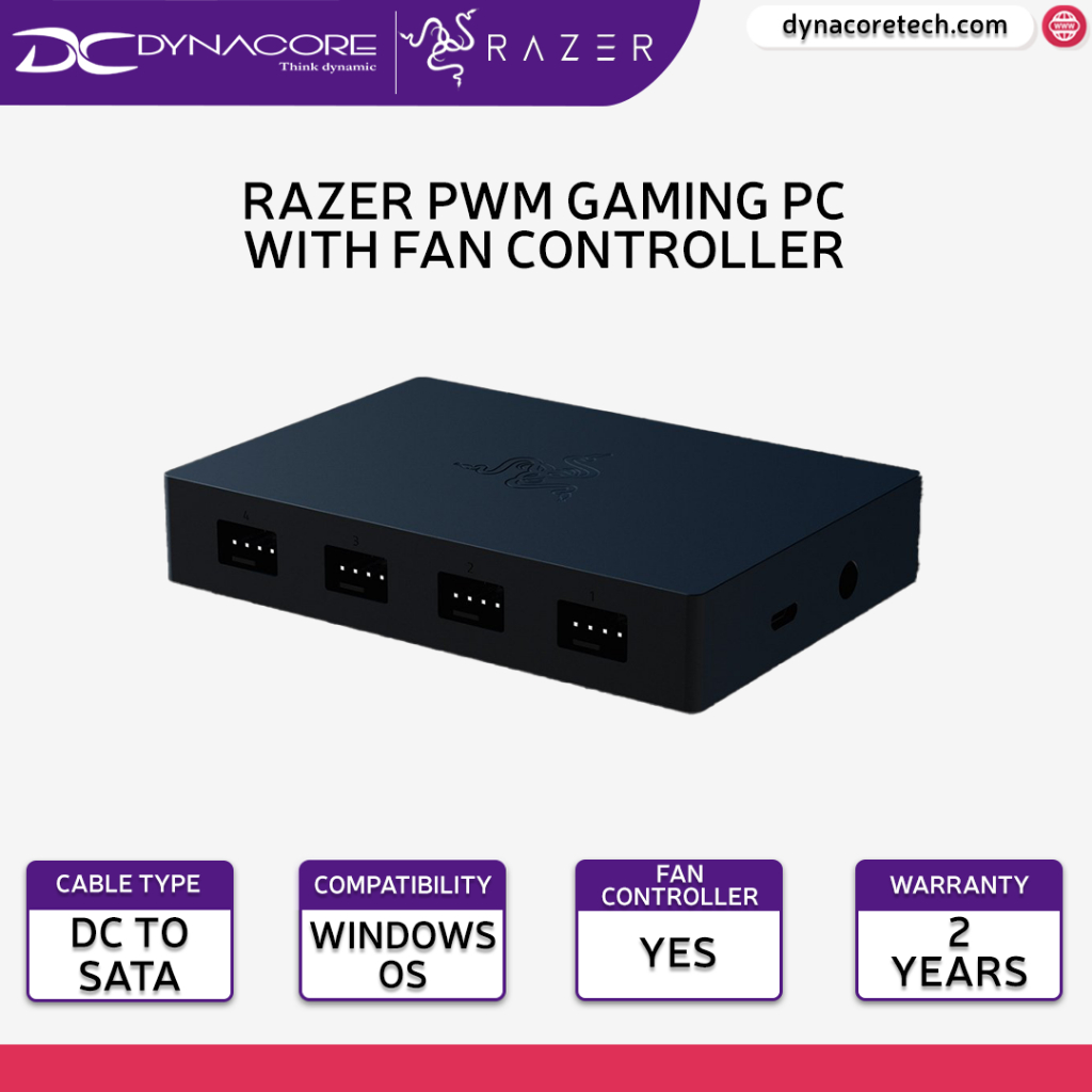 DYNACORE - Razer RZ34-02140700-R3M1 PWM Gaming PC with Fan Controller ...