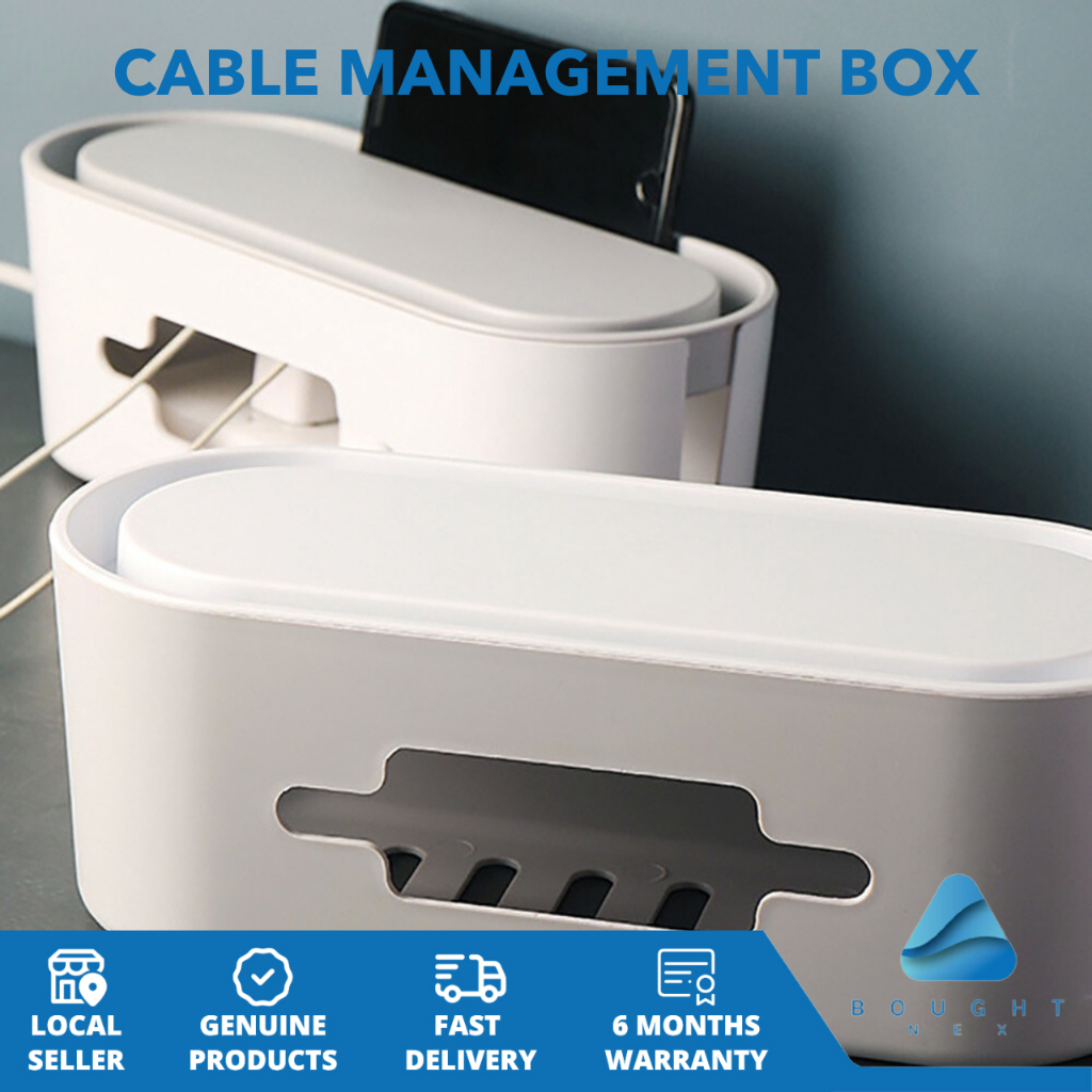 Cable Management Box Cable Organizer Box Large Size Cord Box Cord Hider ...