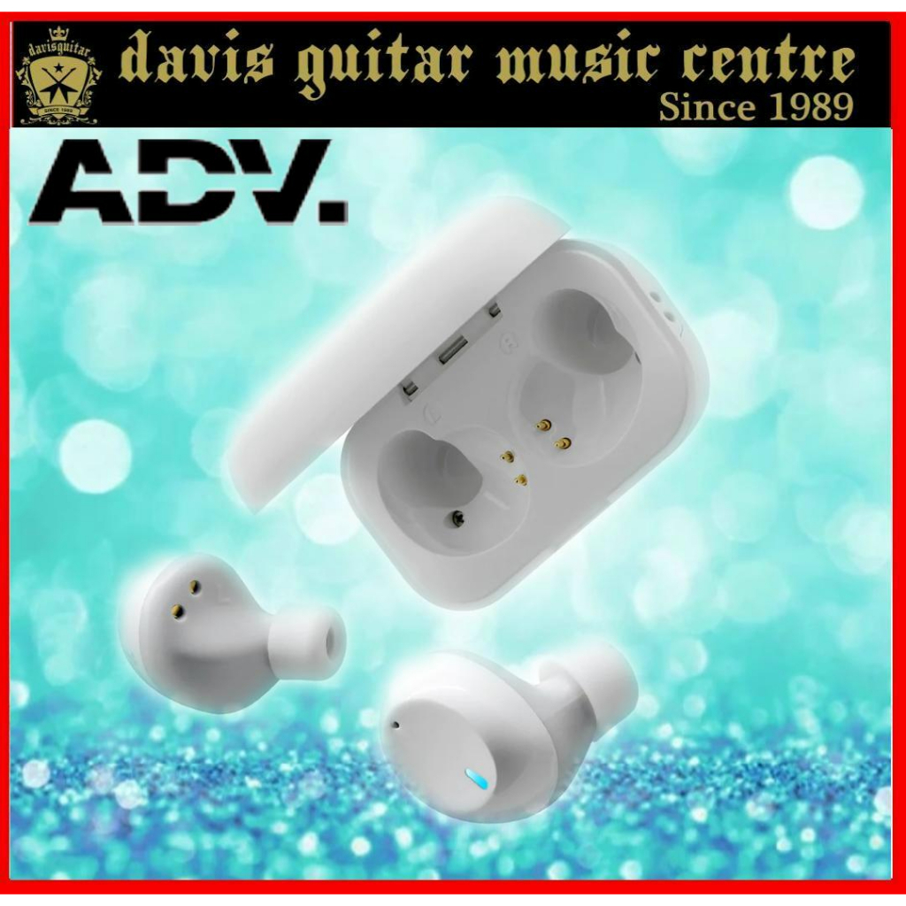 ADV MODEL Y True Wireless Earbuds white earphone | Shopee Singapore