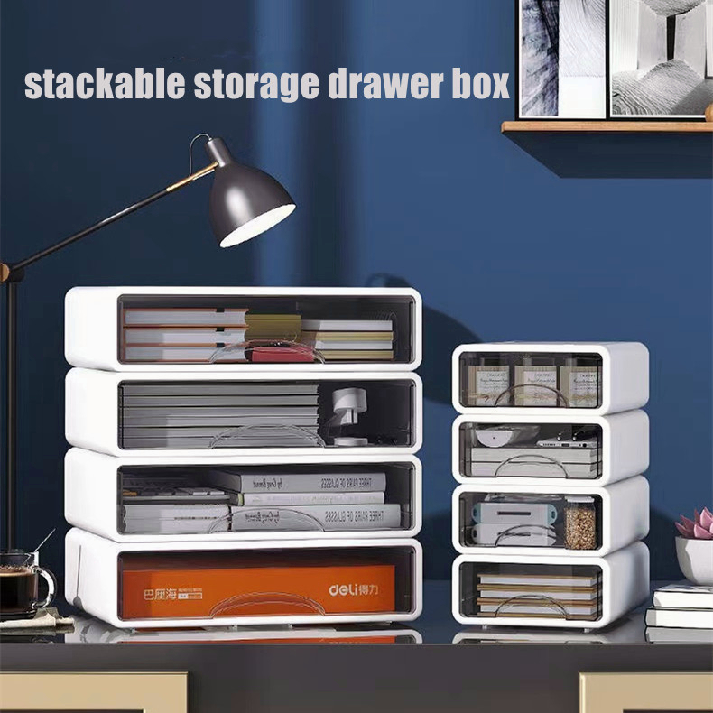【SG Stock】Stackable Storage Drawer Box/Desktop Organizer/Drawer Storage ...