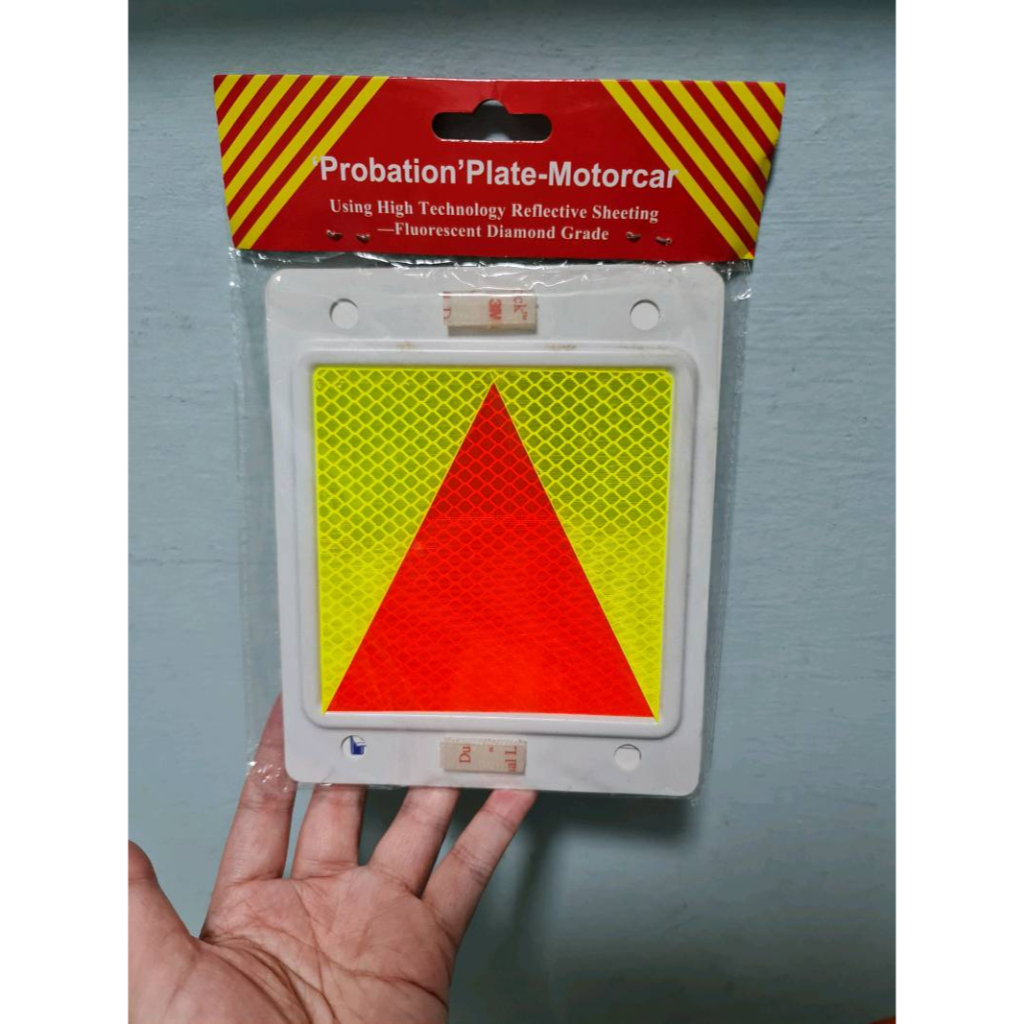🔥[SG READY STOCK]🔥 3M Probation Car Plate P plate Probation Plate For ...