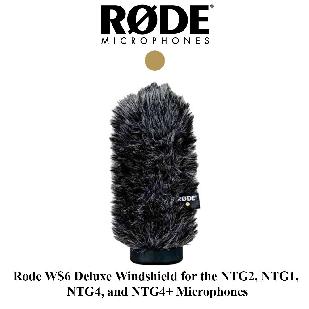 RODE WS6 Deluxe Windshield for the NTG2, NTG1, NTG4, and NTG4 ...