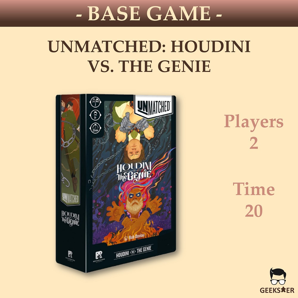 Unmatched: Houdini vs. The Genie Board Game | Shopee Singapore