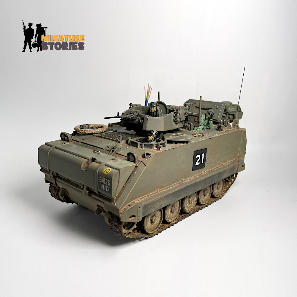 Singapore Army M113 Ultra 40/50 Armoured Vehicle Hand-Painted Resin ...