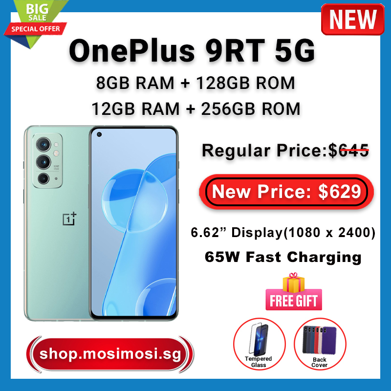 Brand New OnePlus 9RT 5G 8GB RAM + 128GB ROM and 12GB RAM + 256GB ROM Storage A little more than ...