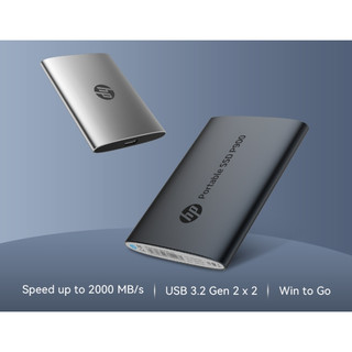 HP Portable External SSD P900 512GB/1TB/2TB Super Slim USB 3.2 Type-C ...