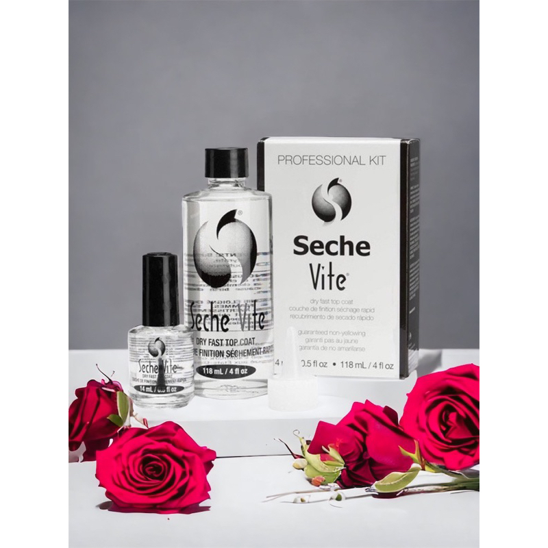 Seche Vite Fast Dry top coat 118ml+14ml | Shopee Singapore