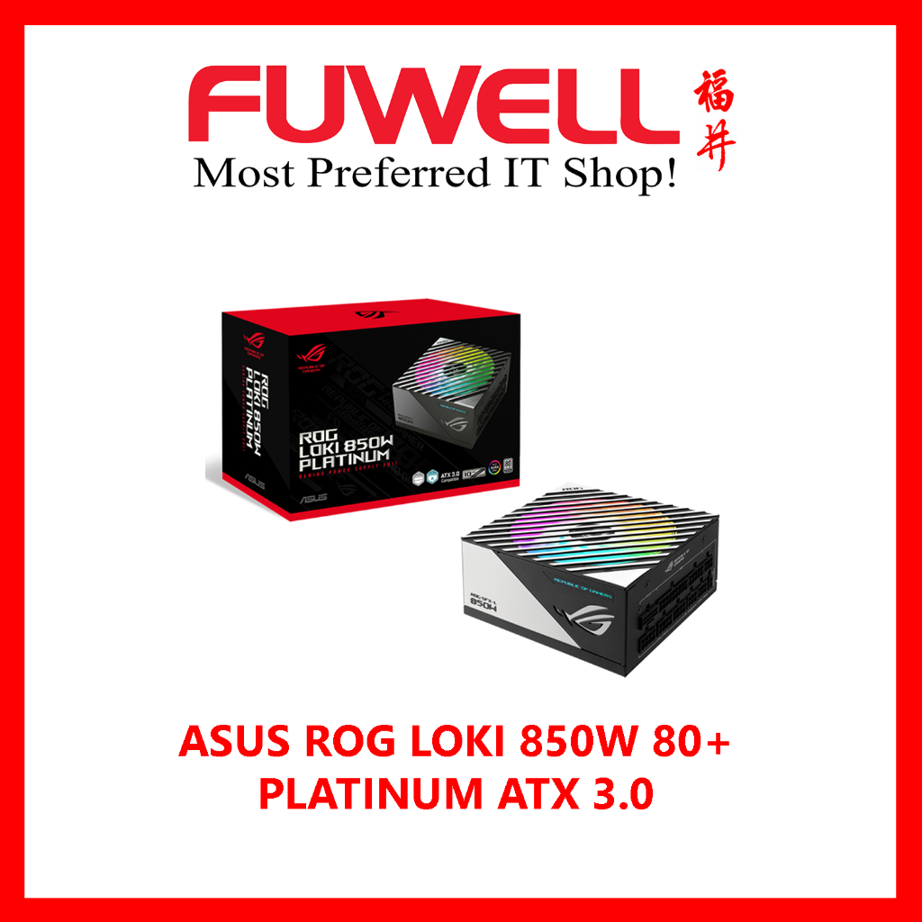 ASUS ROG LOKI 850W SFX-L 80+ PLATINUM ATX 3.0 POWER SUPPLY | Shopee ...