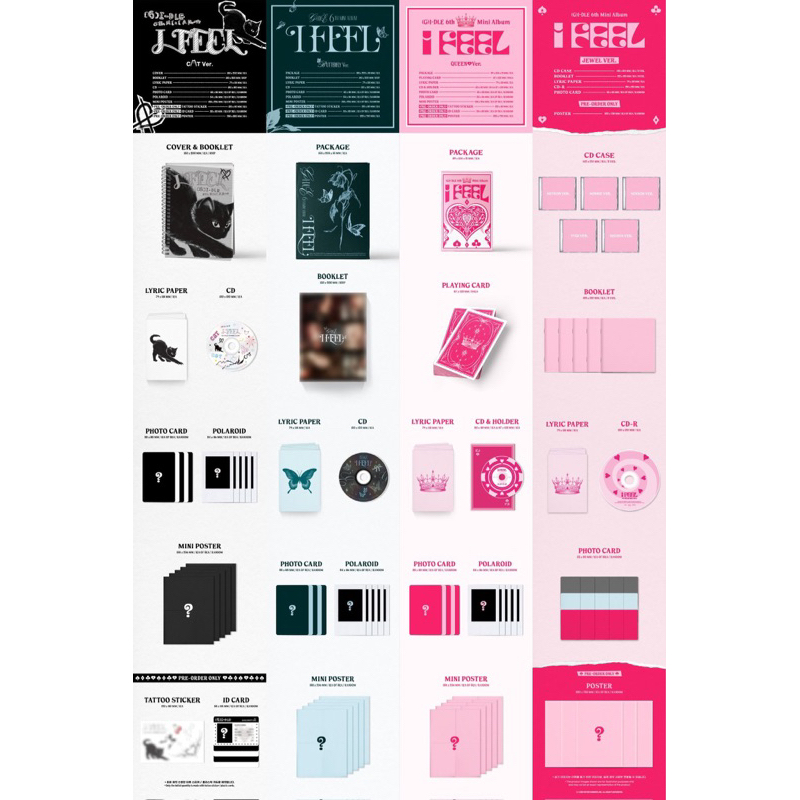 GIDLE I feel Apple Music Lucky Draw / Weverse / Ktown POB | Shopee Singapore