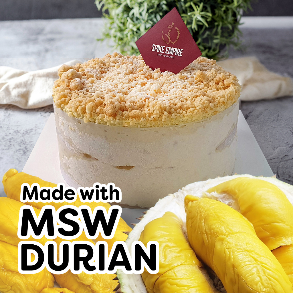 [Spike Empire Durian] MSW Ice Cream Mousse Cake | Shopee Singapore