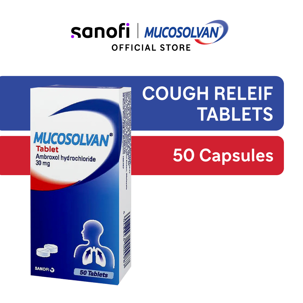 Mucosolvan Cough Relief Tablet 30mg 50's | Shopee Singapore