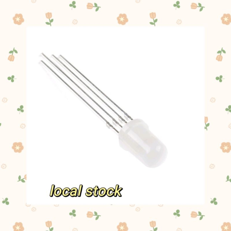 (Fast Delivery) LED - RGB diffused Common Cathode - 5mm | Shopee Singapore