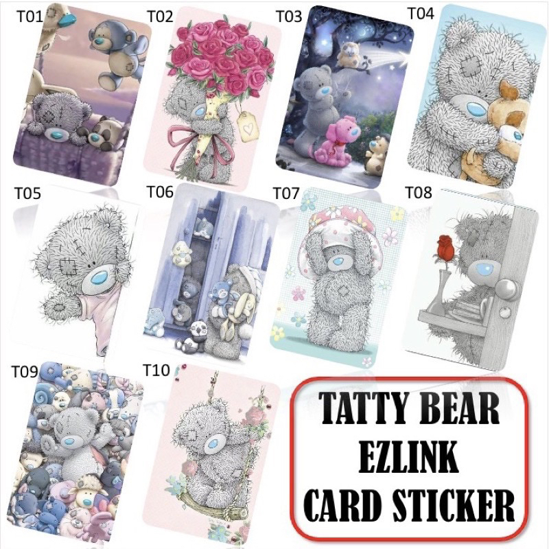 Tatty Bear Ezlink Card Sticker (Hologram) | Shopee Singapore