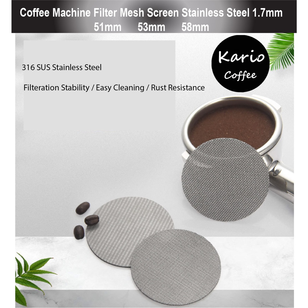 【SG Ready】51/53/58mm Coffee Machine Filter Screen Stainless Steel for ...